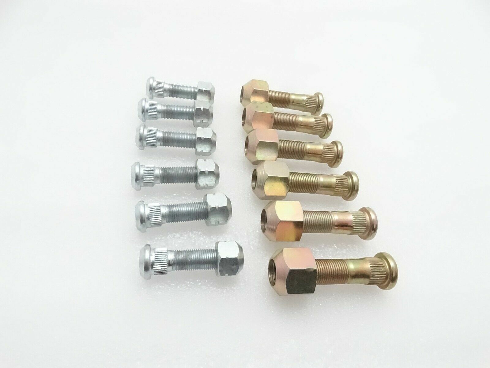 Ford Tractor Front & Rear Wheel Hub Bolts And Nuts Set Of 12 | eBay