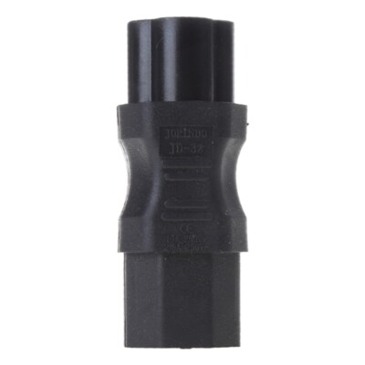 IEC 320 3-Pin C13 Female To C6 Male Cloverleaf Plug AC Power Adapter ...