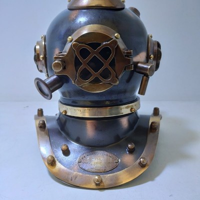 6" DIVING HELMET DECOR US NAVY MARK IV SCUBA DEEP SEA DIVERS SUPER FINE ...