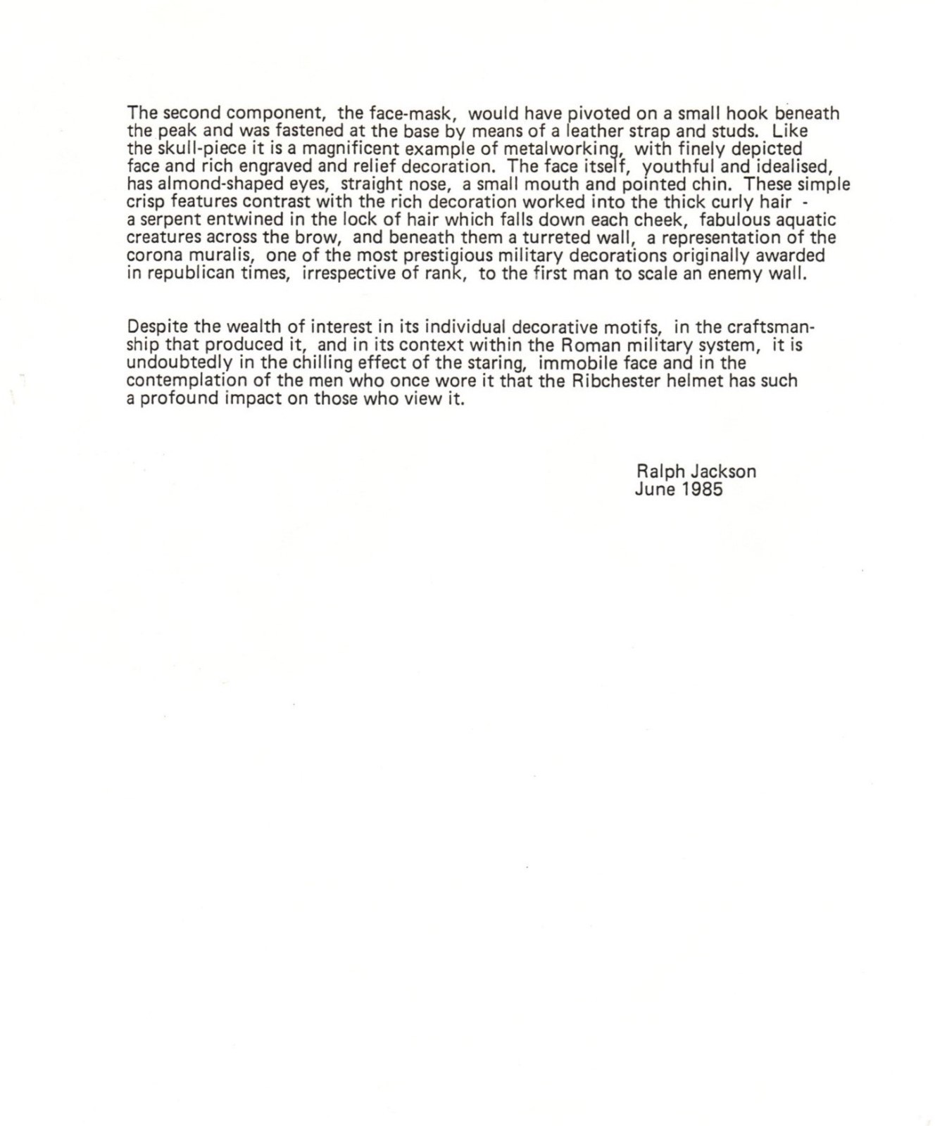 Roman Standard Bearer Signifer Masked Sports Cavalry Helmet Armor ...