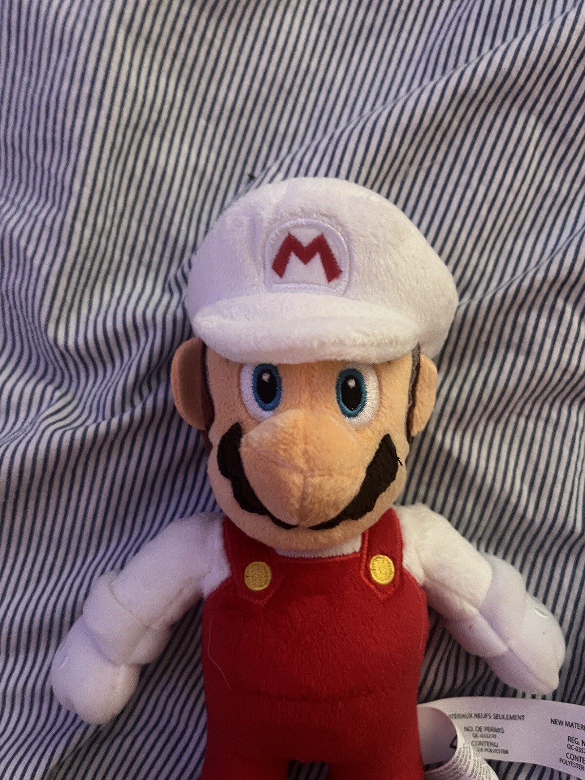 Nintendo Super Mario Bros Fire Mario Plush Stuffed Toy | eBay