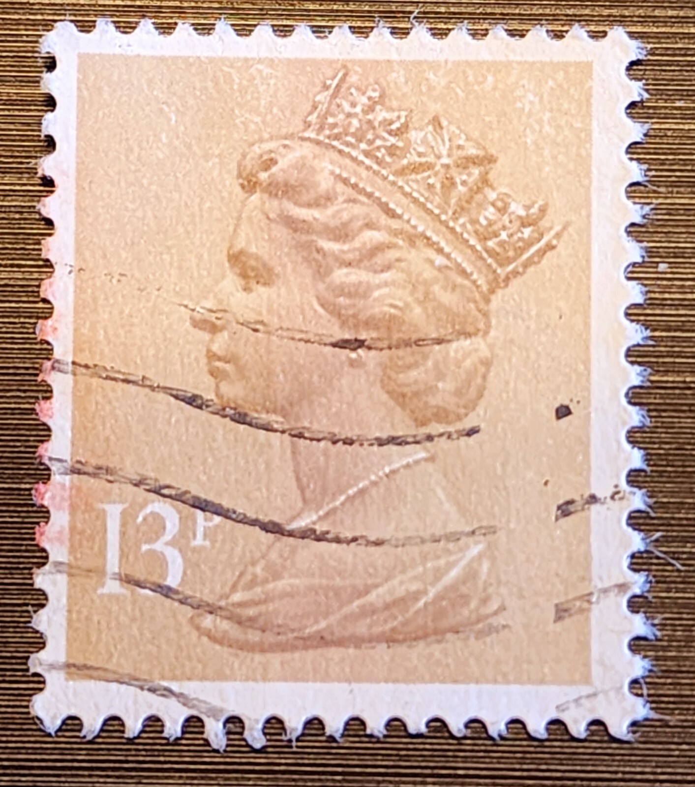 UK QEII Stamp 13p Brown Used | eBay