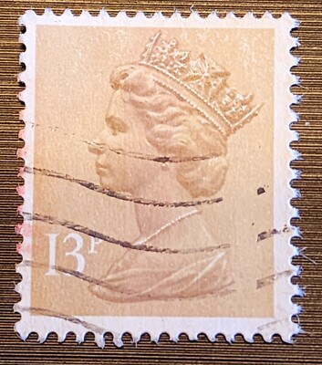 UK QEII Stamp 13p Brown Used | eBay