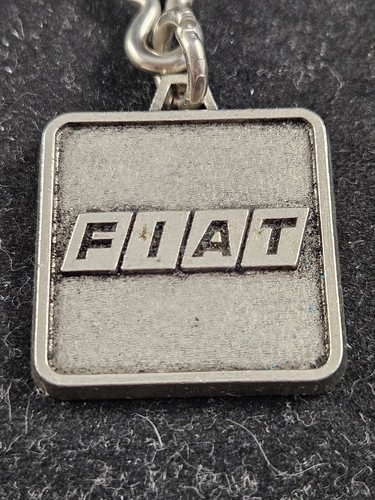 Keychain - FIAT Vintage 1980s Logo Uno Tipo Panda Garages Metal | eBay