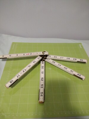 Vtg. Stanley Handyman 72 In. Folding Measuring Stick/ Ruler #96F | eBay