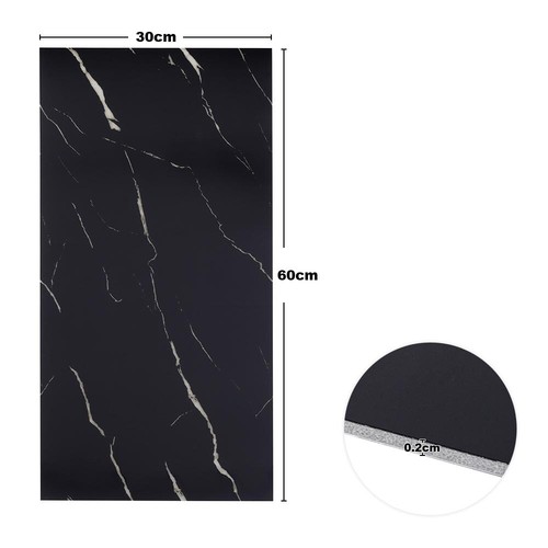 10pcs Self-Adhesive Grey Marble PVC Cladding Wall Panels for Bathroom ...
