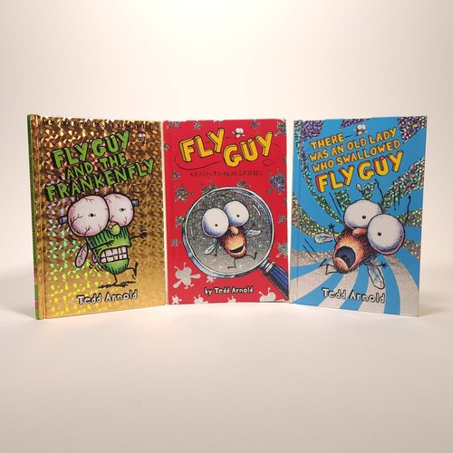 Lot of 3 Fly Guy Hardcover Children's Picture Books Tedd Arnold 8 ...