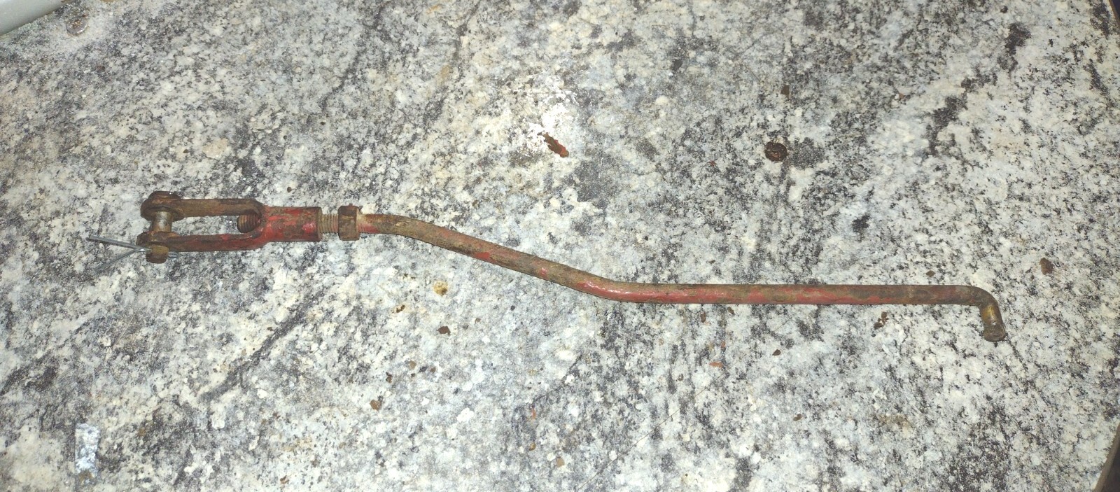 Farmall 560 Tractor throttle control linkage rod governor to carburetor ...