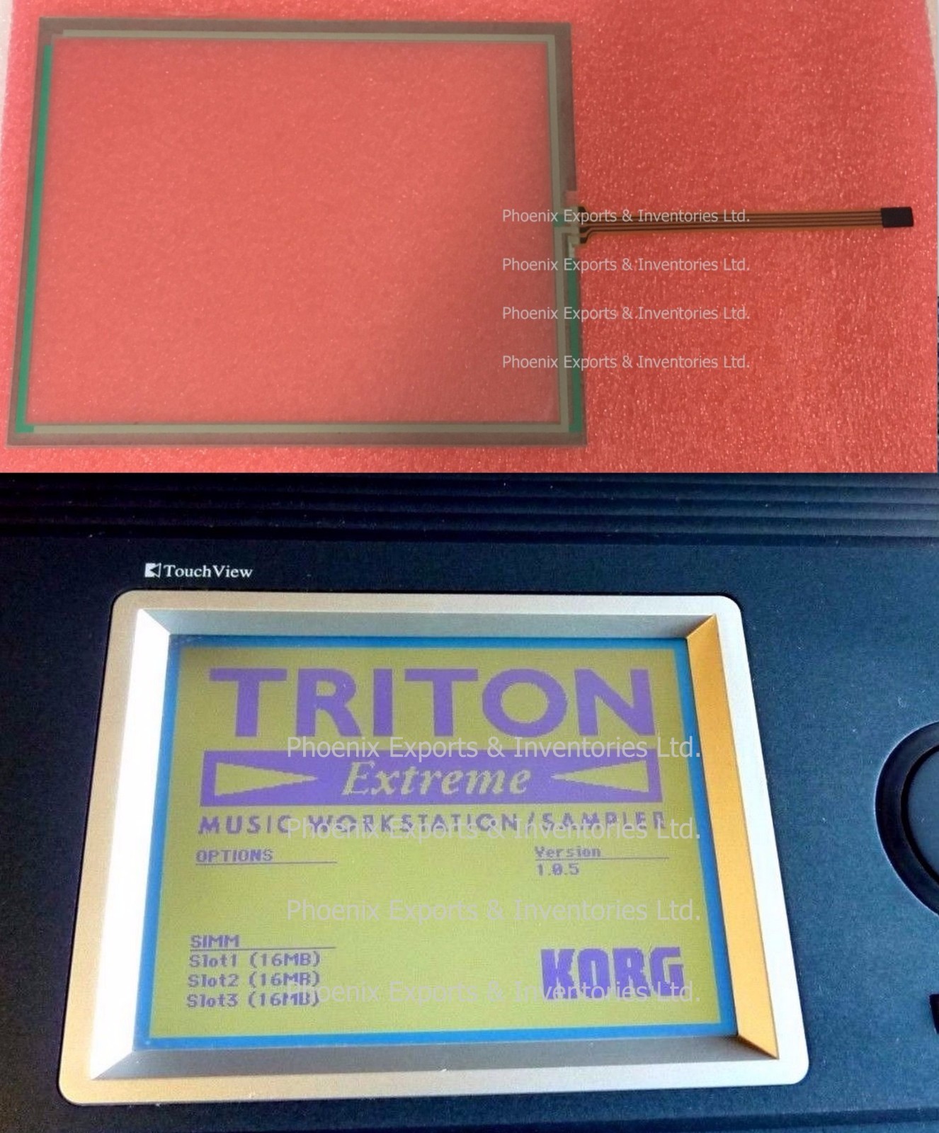 Korg Triton Extreme EX61 EX76 EX88 D16XD D32XD Touch Screen Digitizer ...