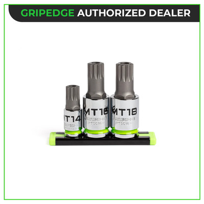Grip Edge Tools IPTS3S RPT 3/8" & 1/2" Dr Triple Square Bit Socket 3-PC ...