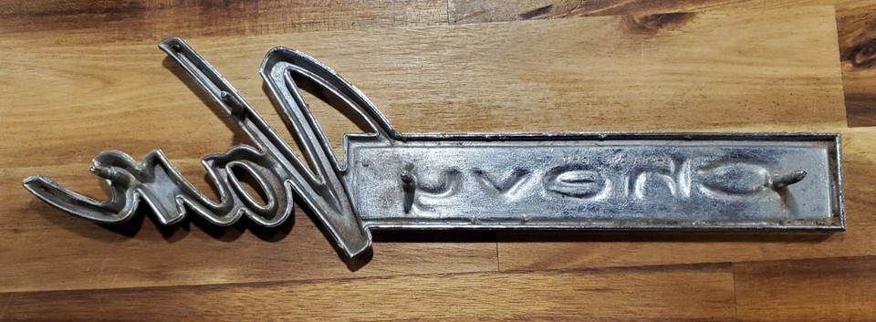 Vintage 1967 1968 1969 Chevy Van Emblem Name Plate Trim P-3898718 C-1 ...
