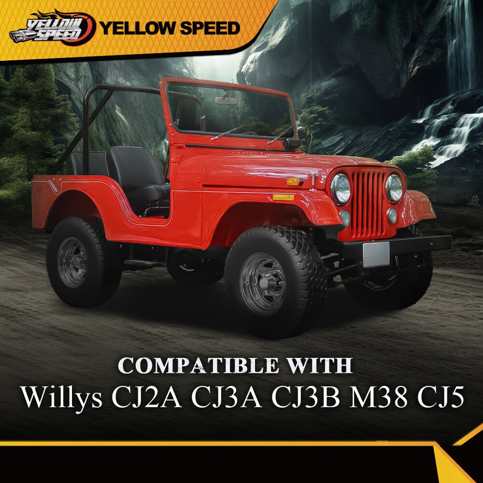 Side Step Kit New Production Fits For Willys CJ2A CJ3A CJ3B M38 CJ5 ...