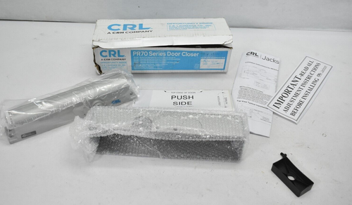 CR Laurence CRL Aluminum Adjustable Spring Surface Mount Door Closer 1/ ...