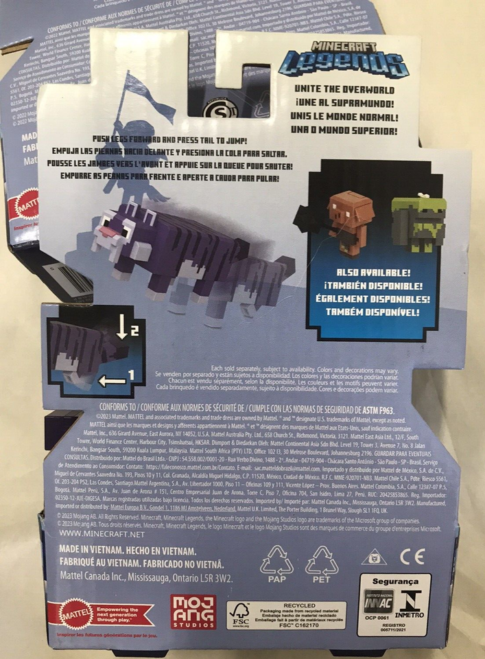 Mattel - Minecraft Legends Action Figure - REGAL TIGER 3.25 inch New | eBay