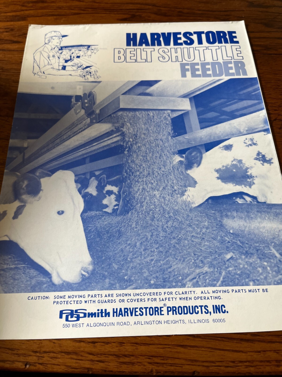 A.O. Smith Harvestore Silo Belt Shuttle Feeder Brochure FCCA | eBay
