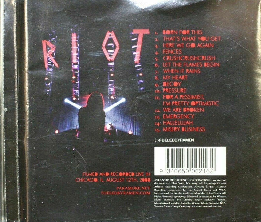 Portada Del álbum Paramore