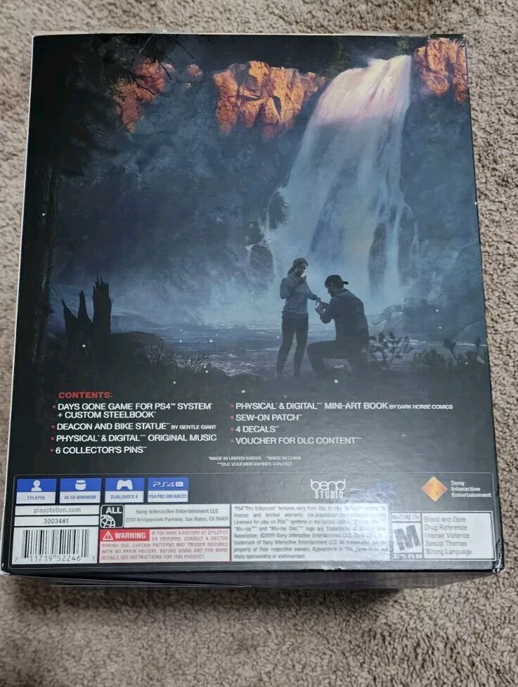 Days Gone Collectors Edition (Sony PlayStation 4, 2019) for sale online ...