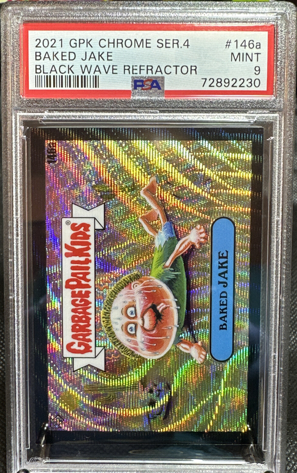 2021 GPK CHROME SER.4 BAKED JAKE BLACK WAVE REFRACTOR | eBay