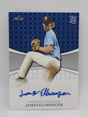 2022 LEAF PERFECT GAME NATIONAL SHOWCASE JAMES ELLWANGER 10/15 AUTO | eBay