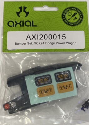 Axial Racing 200015 Bumper Set: SCX24 D0DGE Power Wagon BRAND NEW IN ...