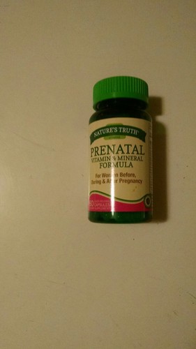 Nature's Truth Prenatal Vitamin and Mineral Formula Capsules 60 Count ...
