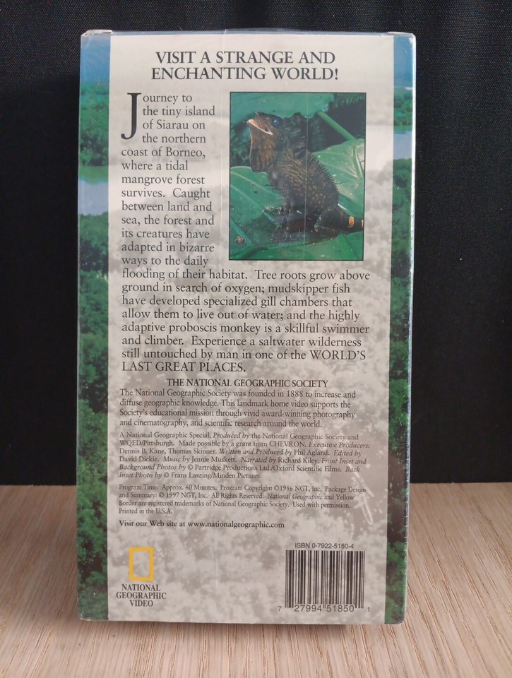 VHS National Geographic Video Hidden Congo Forest Primeval New Unopened ...