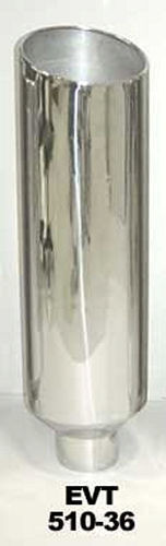 PYPES PERFORMANCE EXHAUST Exhaust Stack 5in x 10in 36in L Polished ...