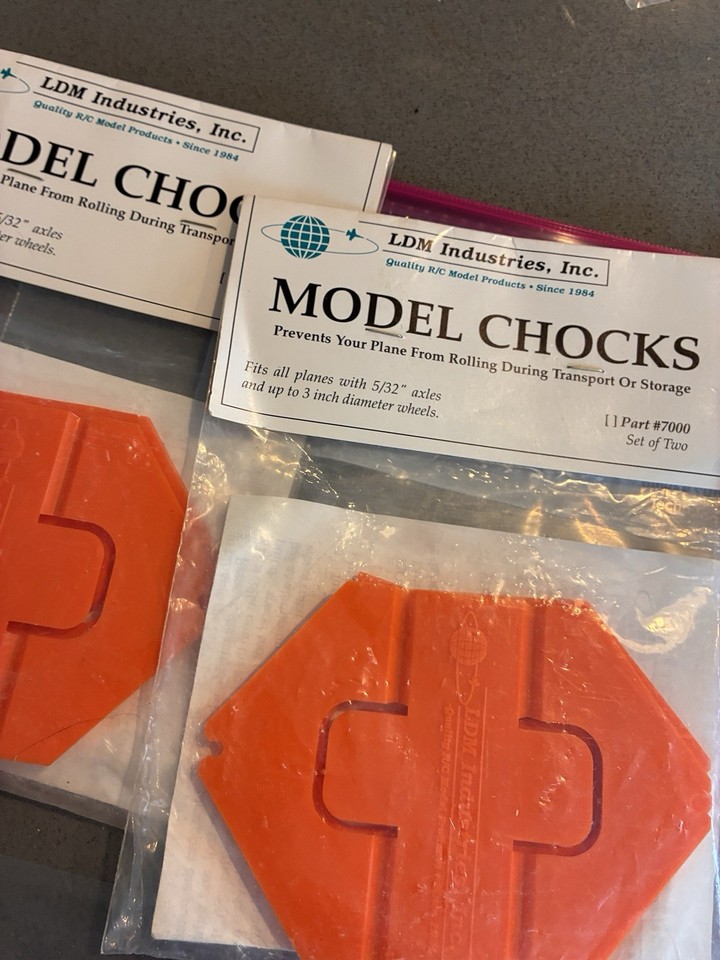 Wheel Chocks For R/c Model Airplane Kit | eBay
