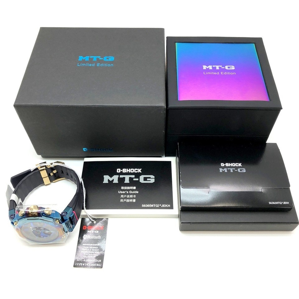 G-Shock Casio Watch Mtg-B2000Ph-2A Mt-G Blue Phoenix Radio Solar ...