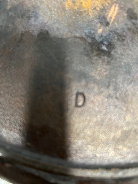 Vintage Lodge #12 SK D Cast Iron Skillet 3 Notch Heat Ring | eBay