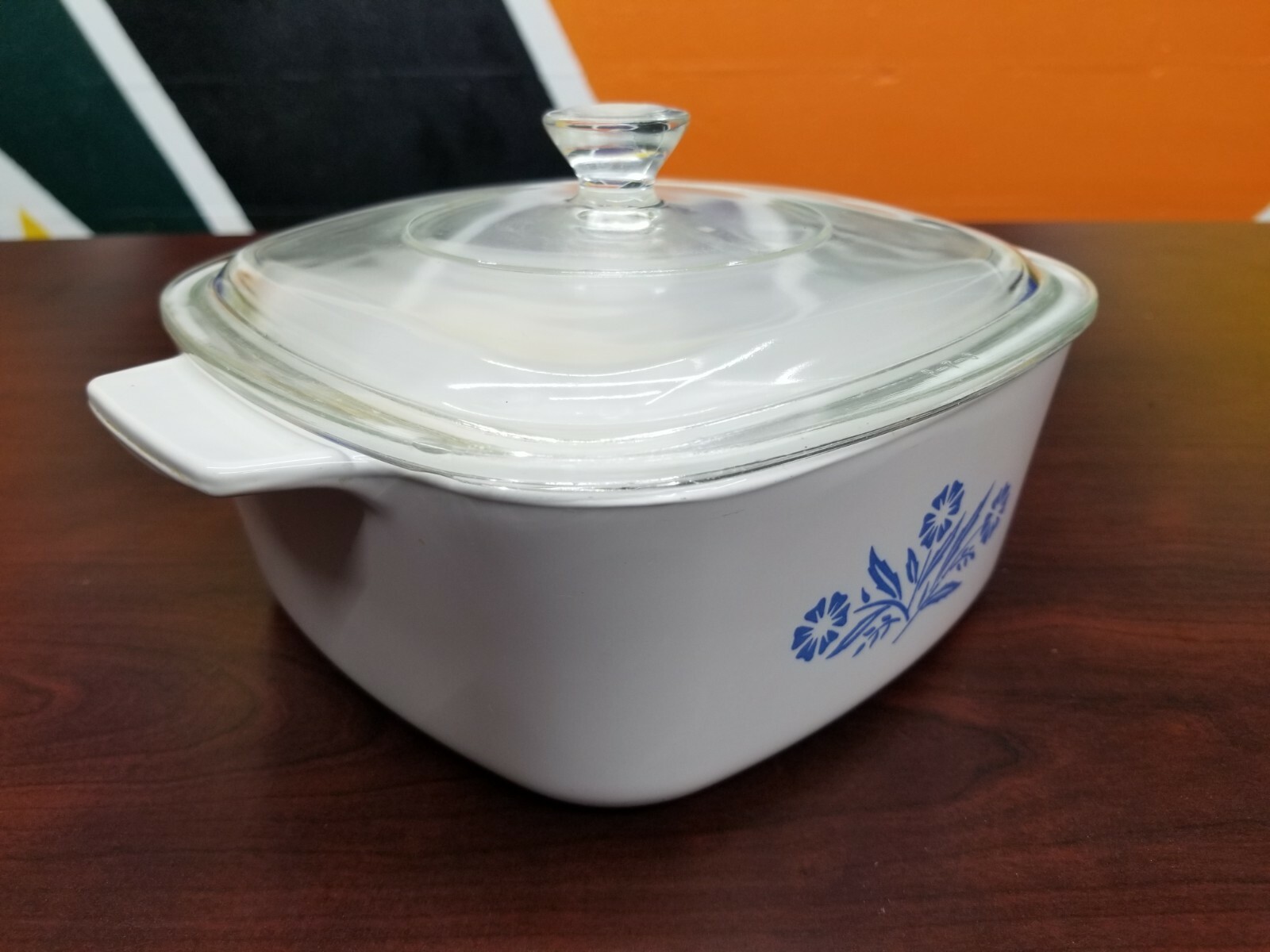 RARE VINTAGE CORNING WARE BLUE CORNFLOWER BAKE CASSEROLE 1 3/4 QT P-1 3 ...
