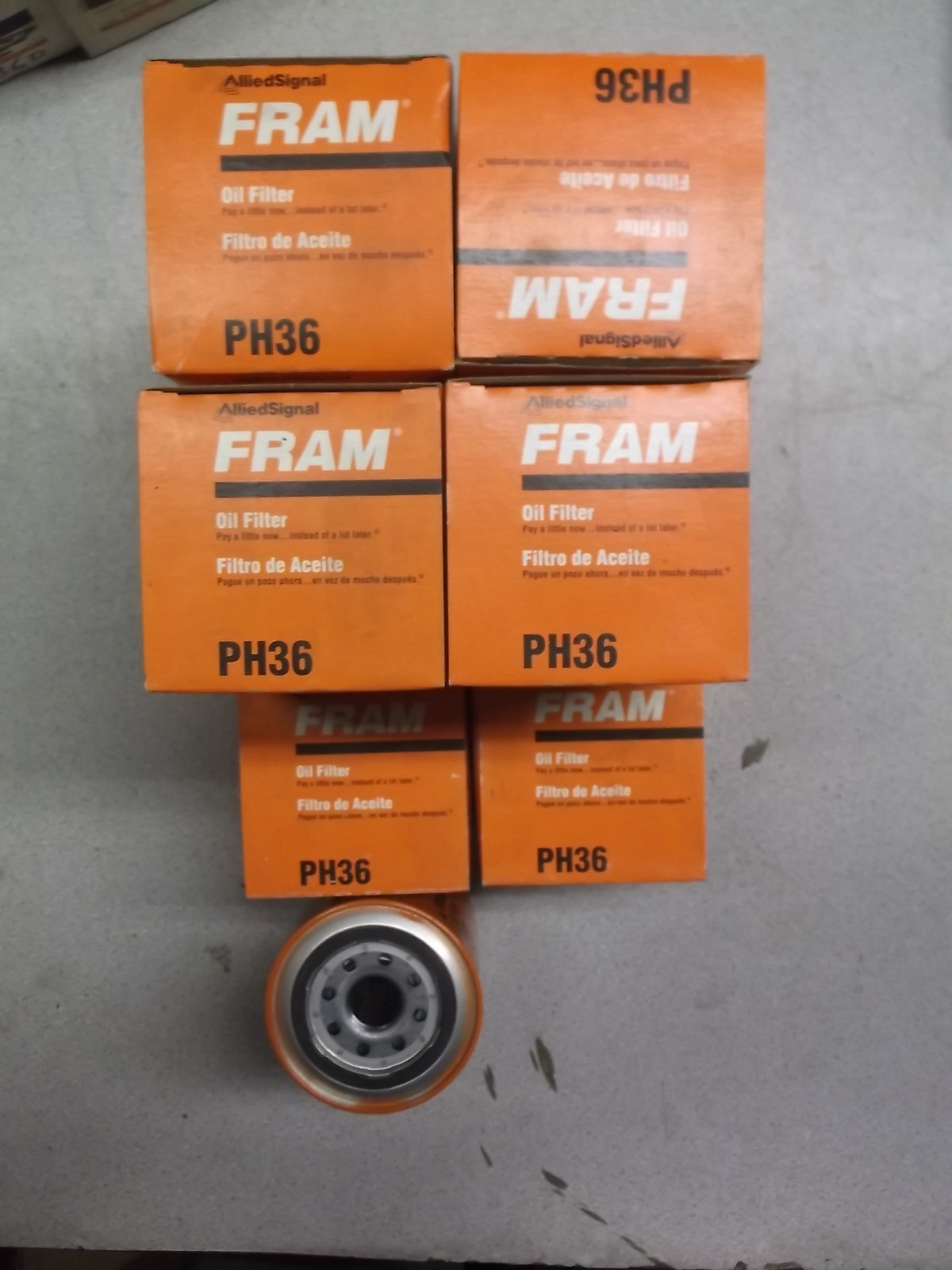 NEW Fram PH36 Lot of 5 NOS Engine Oil Filters *FREE SHIPPING* | eBay