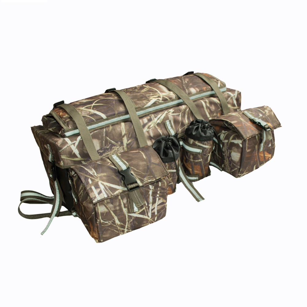 600D Waterproof Fabric ATV Cargo Bag Rear Rack Gear Bag with Topside ...