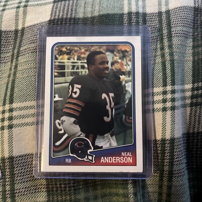 1988 Topps #71 Neal Anderson Chicago Bears Football Card | eBay