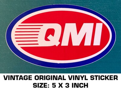 QMI VINTAGE ORIGINAL VINYL DECAL STICKER | eBay