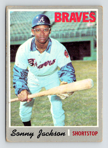 1970 Topps Card, #413 Sonny Jackson, Atlanta Braves | eBay