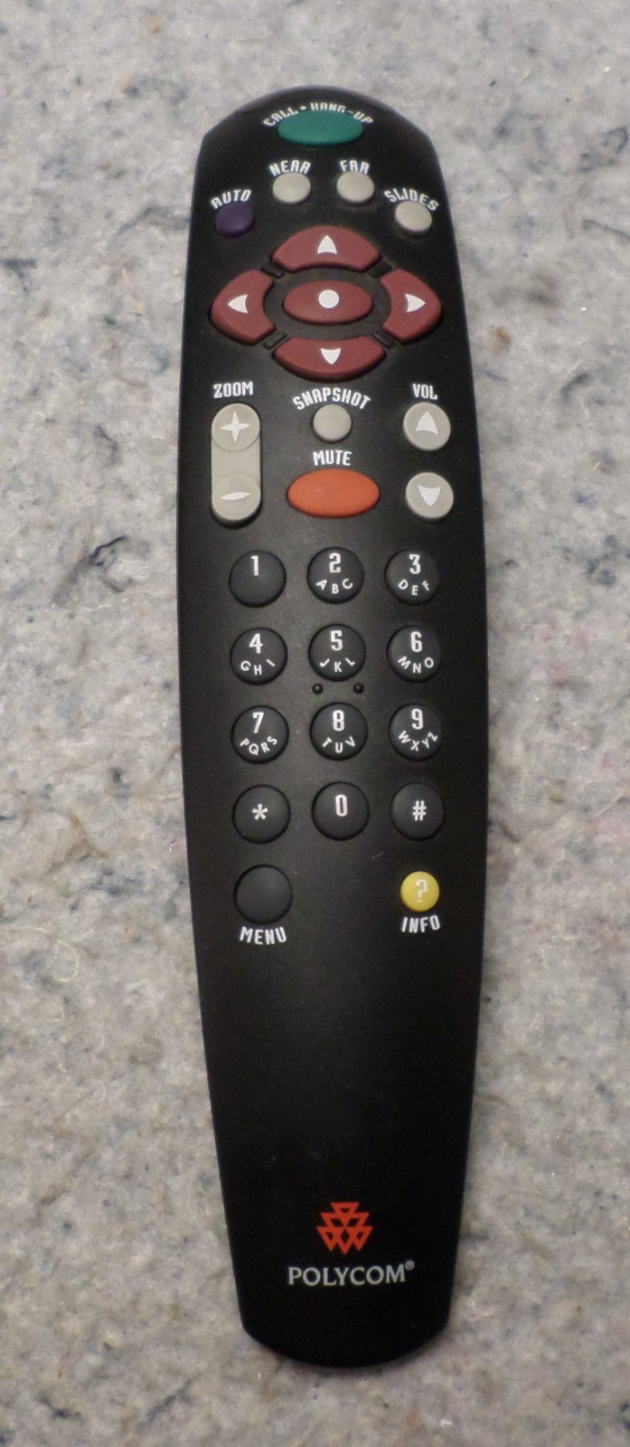 Polycom VSX-5000, 6000, 7000 Remote Control Excellent Tested great(C9B4 ...