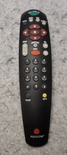 Polycom VSX-5000, 6000, 7000 Remote Control Excellent Tested great(C9B4 ...