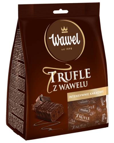 Wawel TRUFFLES Rum Flavored Cocoa Candies in Chocolate 245g / 8.64 oz ...