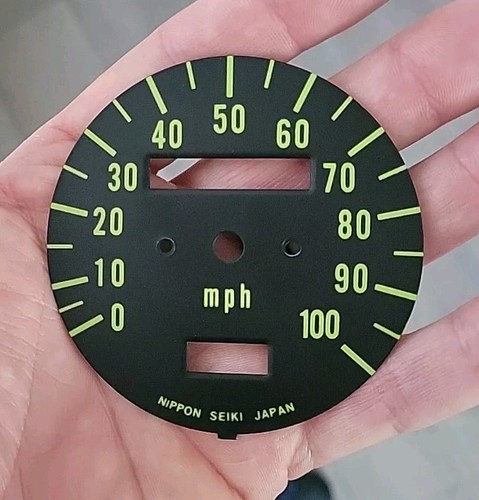 1971 Kawasaki F7 175 Gauge Face Plate 100mph Speedo Speedometer 72 73 ...