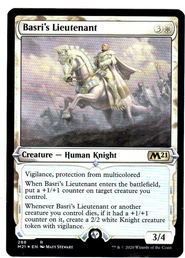 MTG: M21: Foil: Basri's Lieutenant (Showcase) | eBay