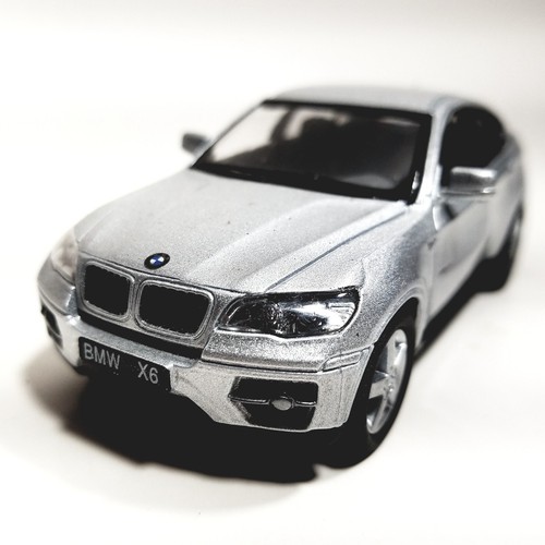 Kinsmart BMW X6 Chrome Silver 2 Door SUV 1/38 O Scale Diecast Car | eBay