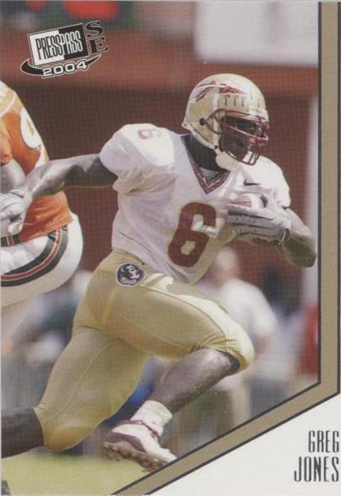 2004 Press Pass SE - Greg Jones #15 (RC) for sale online | eBay