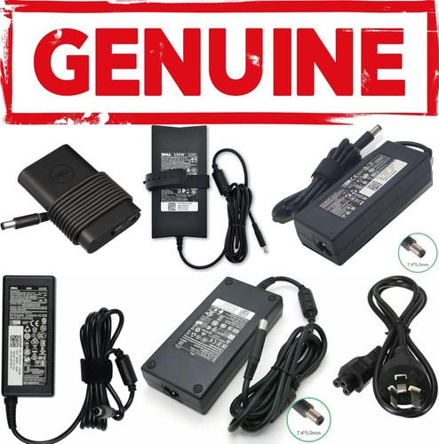 Dell GENUINE 65W 90W 130W 180W Power Supply 19.5V Barrel Plug 3.34A 4 ...