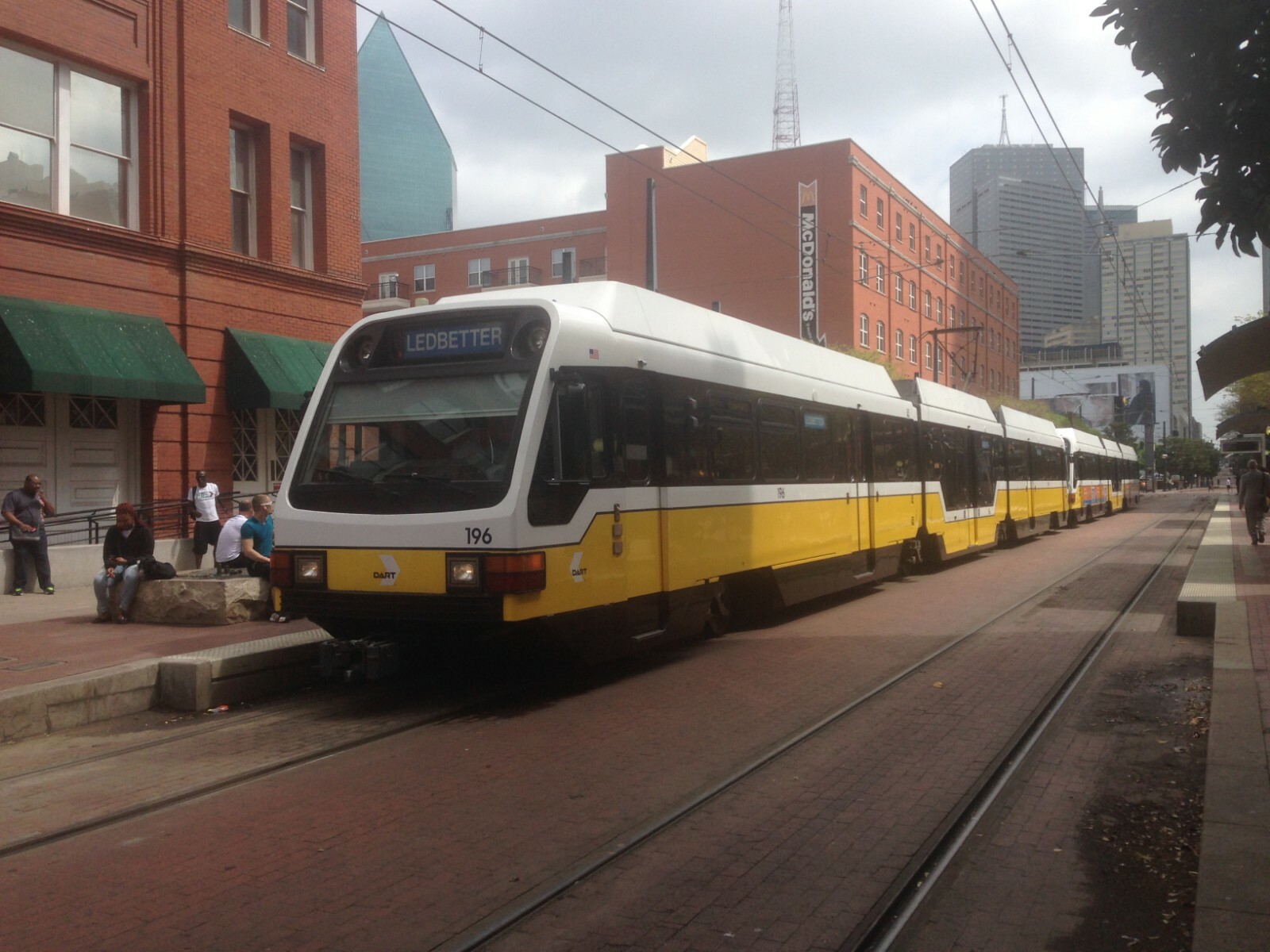 Dallas DART Light Rail Mylar End Sign Curtain Rollsign Ledbetter ...