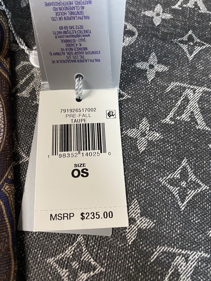 Ralph Lauren Pre Fall Neck Tie Paisley Hand Made In Italy 3. 5in Purple ...