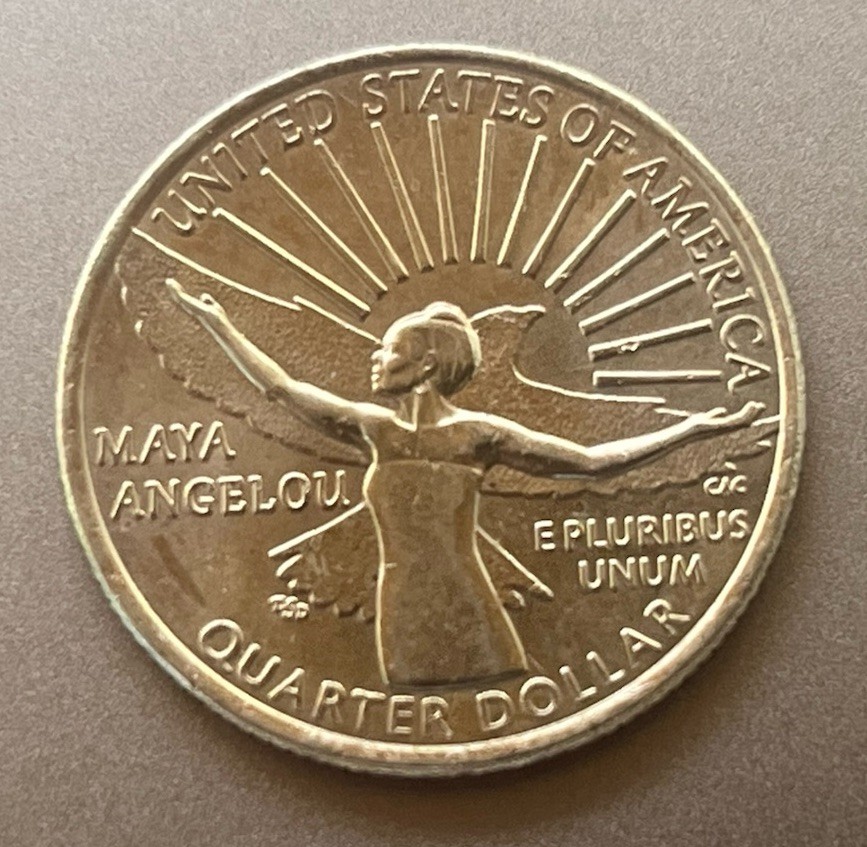 2022 D US QUARTER LIBERTY MAYA ANGELOU COLLECTIBLE | eBay