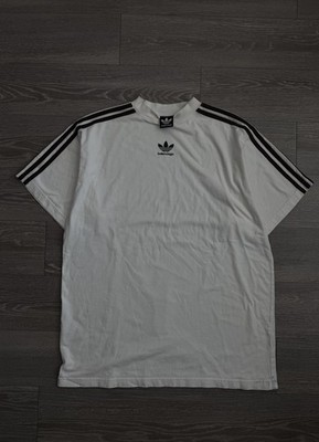 White Adidas x balenciaga Center Logo Demna Tee- Large (size 1) | eBay