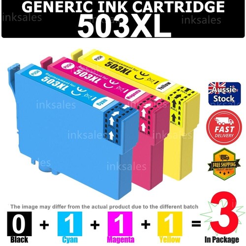 3x 503XL 503 Colour Generic Ink Cartridges For Epson XP-5200 WF-2960 ...
