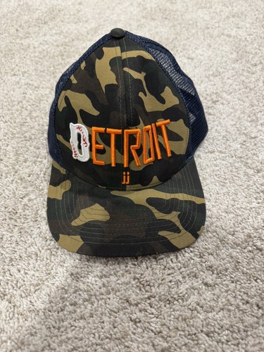 Detroit Camouflage Jovan Jane SnapBack Baseball Hat / Cap | eBay